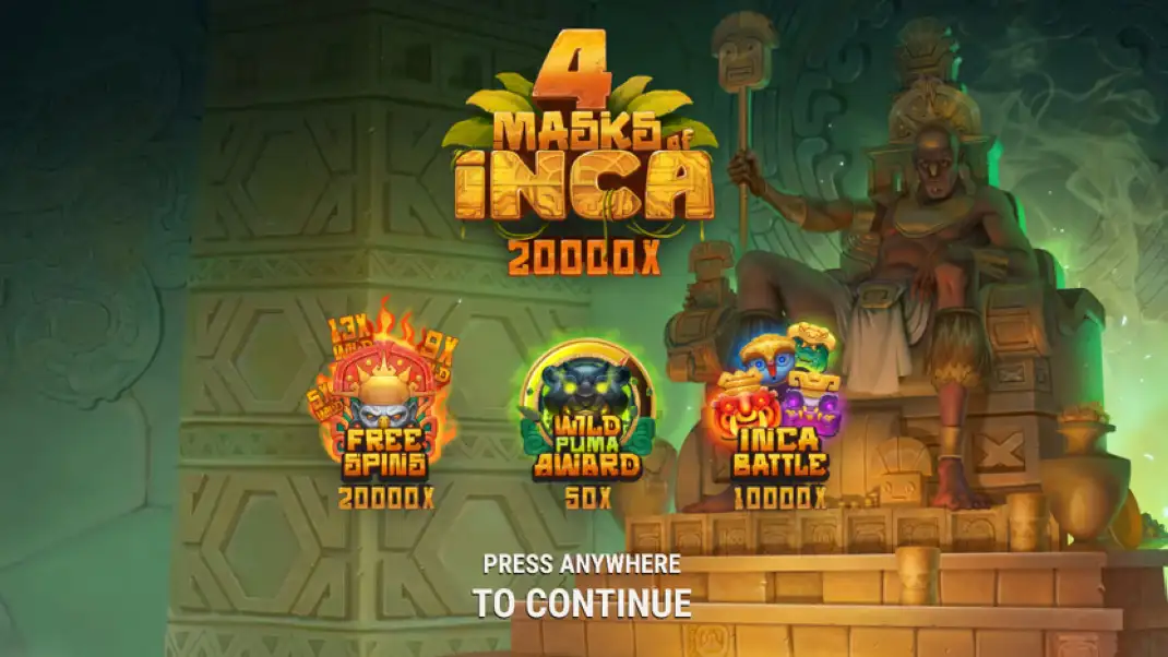 4 Masks of Inca Slot Machine: Review & Demo