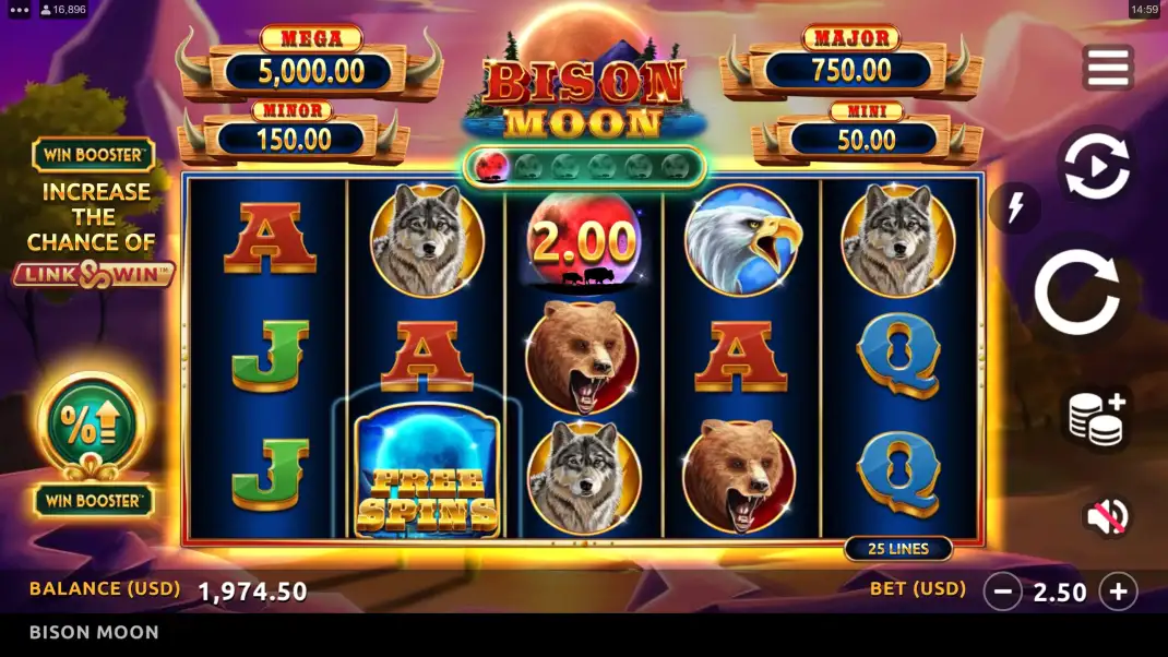 Bison Moon Slot Machine: Review & Demo