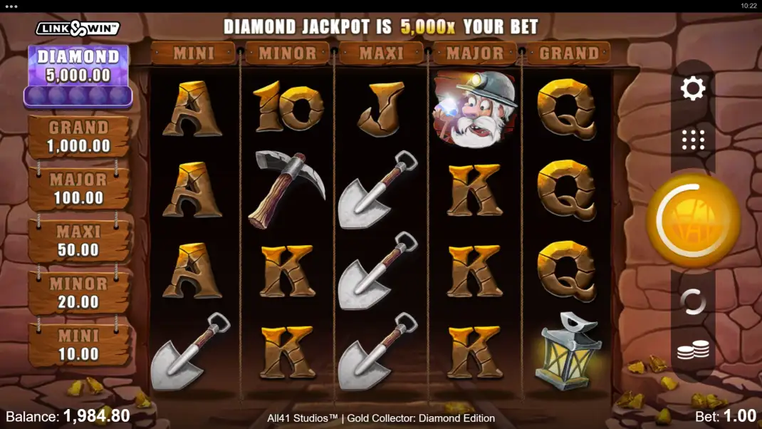 Gold Collector: Diamond Edition Slot Machine: Review & Demo