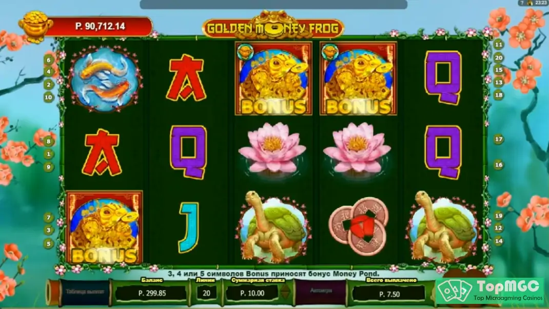 Golden Money Frog Slot Machine: Review & Demo