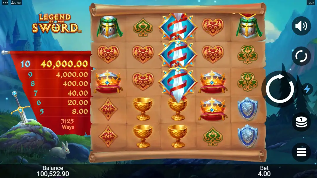Legend of the Sword Slot Machine: Review & Demo