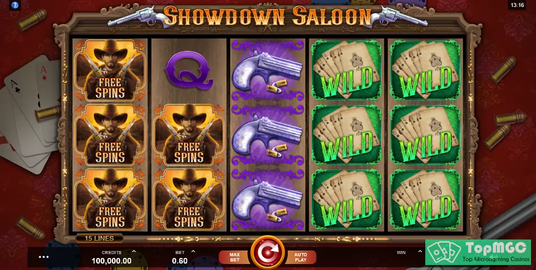Showdown Saloon Slot Machine: Review & Demo