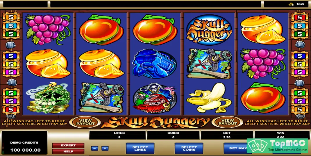 Skull Duggery Slot Machine: Review & Demo