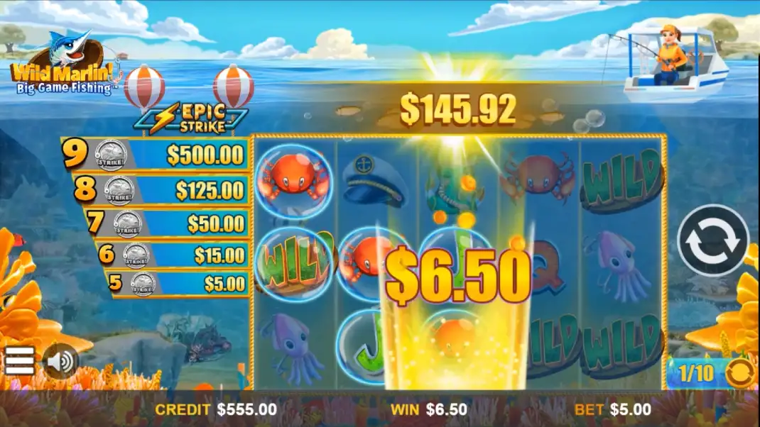 Wild Marlin: Big Game Fishing Slot Machine: Review & Demo